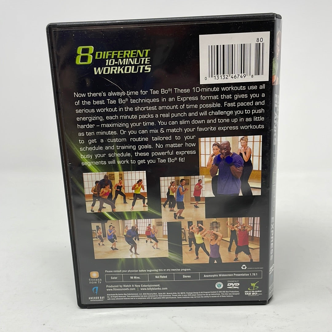 DVD Billy Blanks Taebo Express – shophobbymall