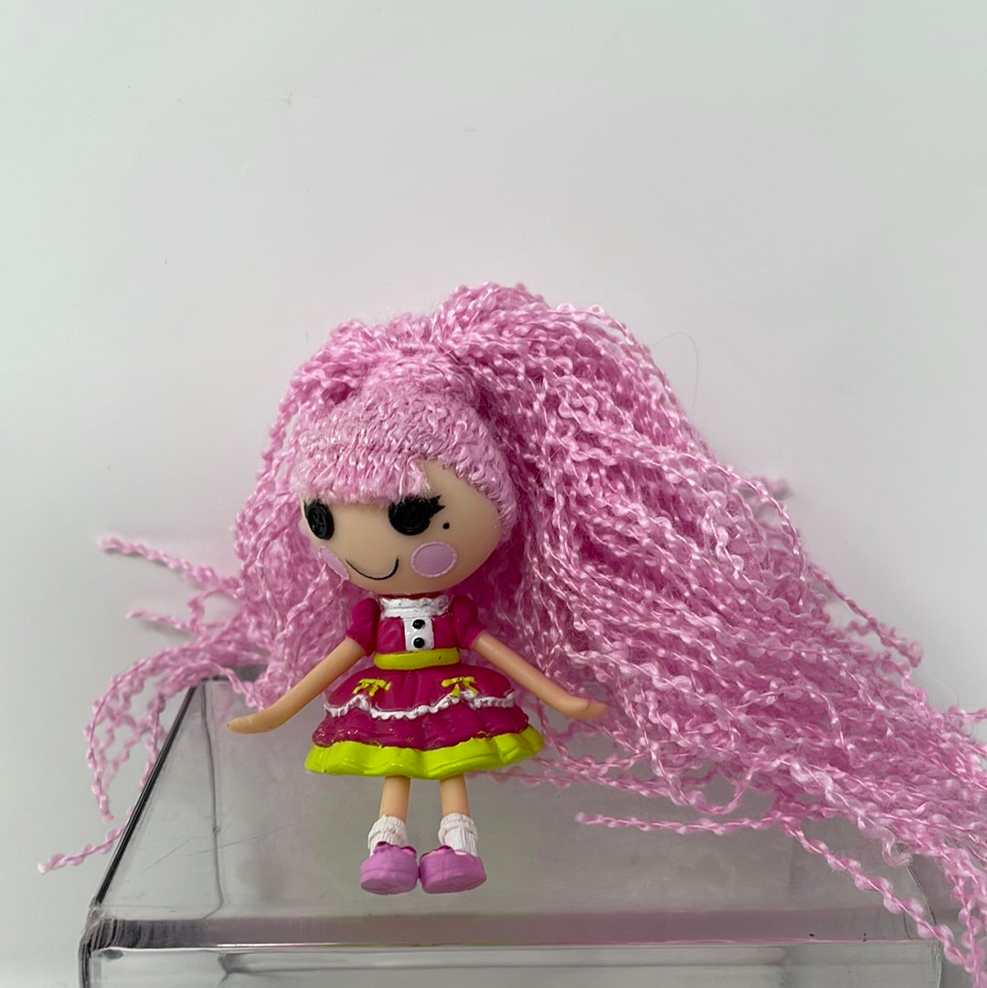 Lalaloopsy Mini Jewel Sparkles Doll Loopy Pink Yarn Hair MGA - 3 inche ...