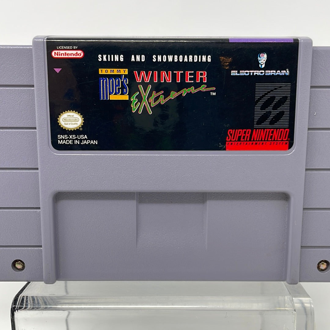 SNES Tommy Moe's Winter Extreme: Skiing and Snowboarding – shophobbymall