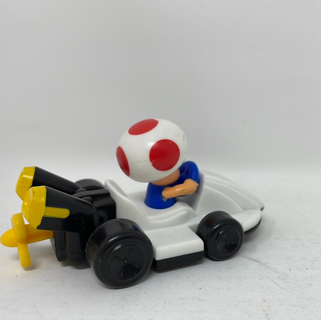 Super MARIO KART Toad NINTENDO 2014 McDonald's MUSHROOM CAR RACER Happ ...