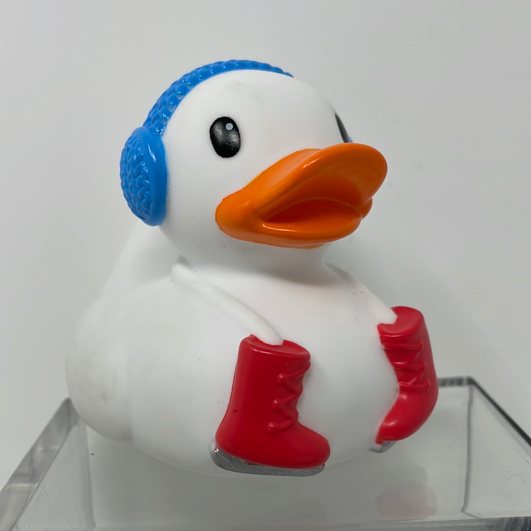 Rubber Duck Ice Skater Winter Christmas Rubber Ducky – shophobbymall